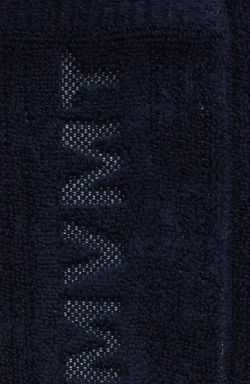 Free People Recovery Cotton Blend Terry Crew Socks - Midnight