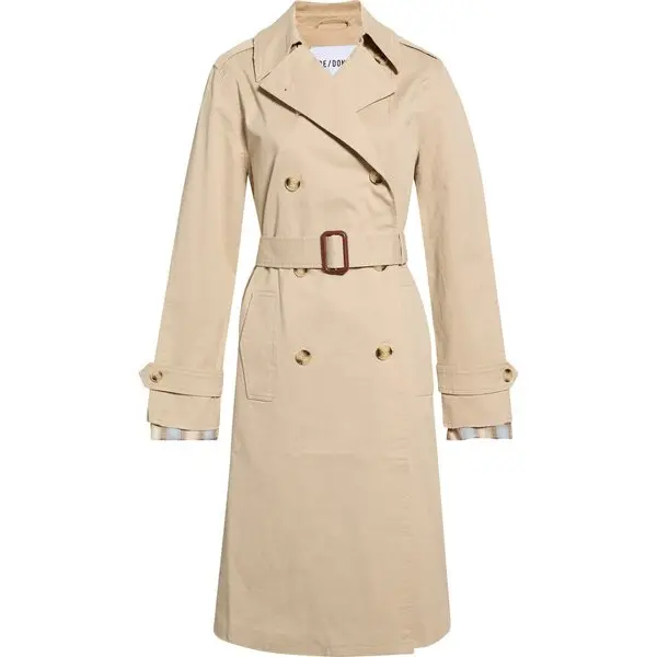 RE/DONE Cara Trench Coat