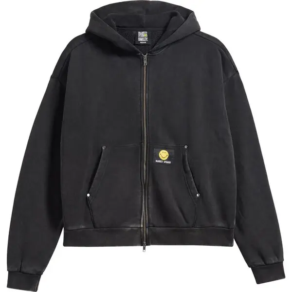 MARKET Smiley Core Zip-up Hoodie