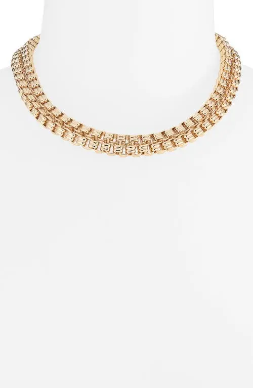 ROXANNE ASSOULIN The Nesting Rope Duo Set Of 2 Necklace - Gold