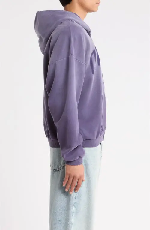 REPRESENT Owners Club Graphic Full Zip Hoodie - Deep Purple