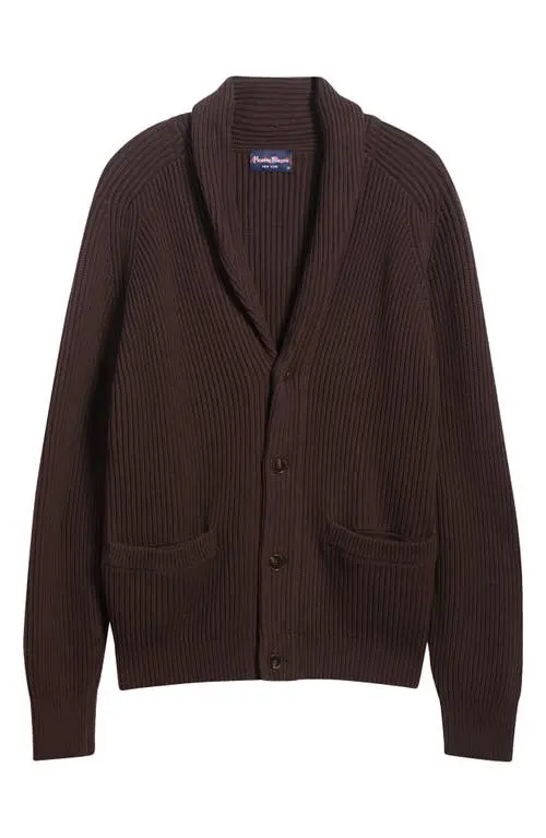 ROWING BLAZERS Cotton Fisherman Shawl Cardigan