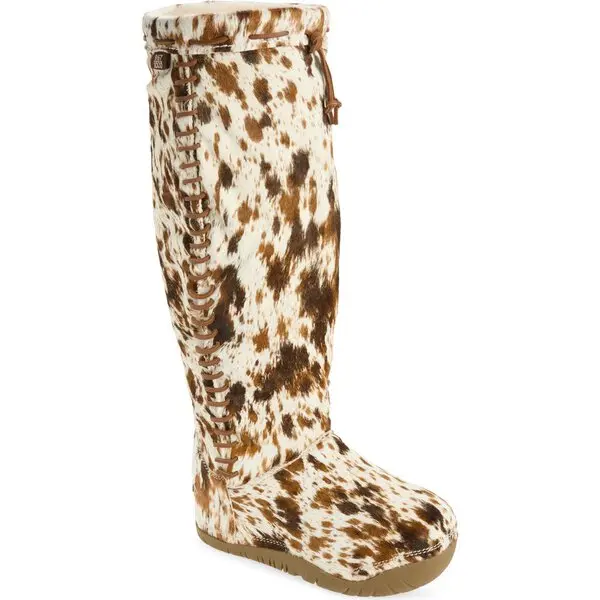 UGG Bucked Tall Genuine Calf Hair Boot - Brown Multi