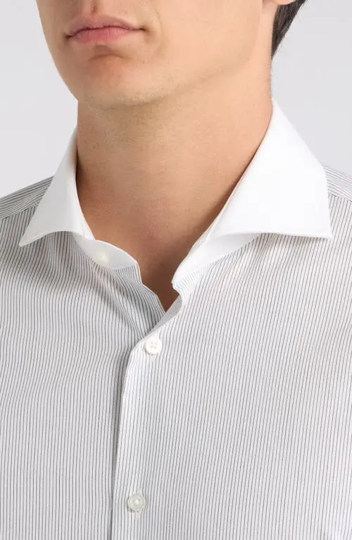 BOSS Hank Trim Fit Cotton Button Shirt