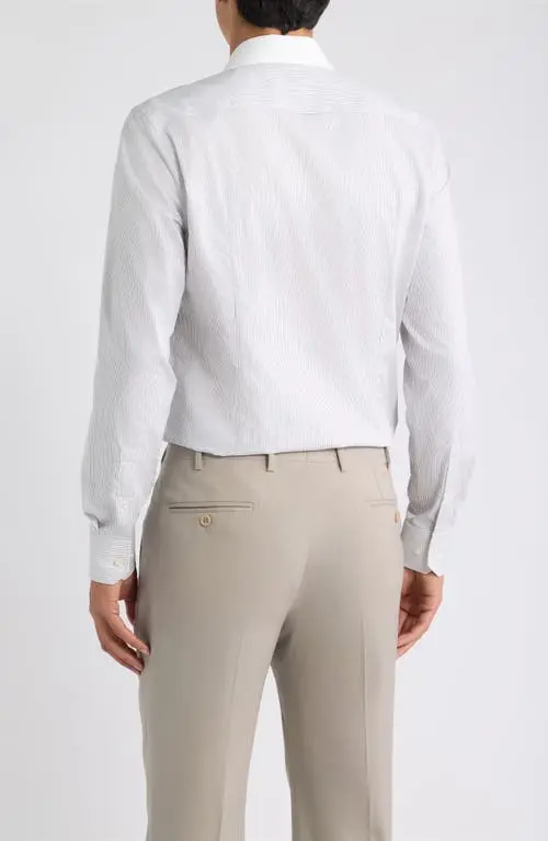 BOSS Hank Trim Fit Cotton Button Shirt