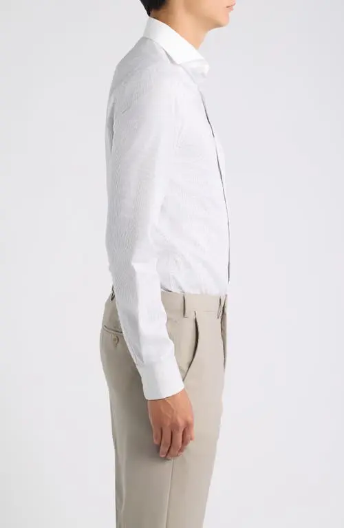 BOSS Hank Trim Fit Cotton Button Shirt