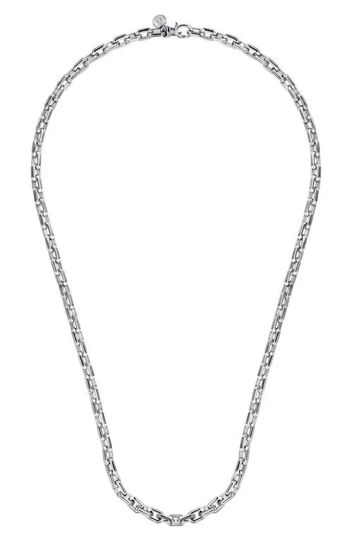 GABRIEL & CO. Faceted Link Chain Necklace