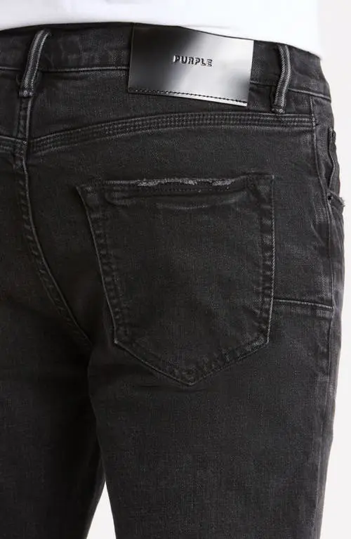 PURPLE BRAND High Contrast Bling Skinny Jeans