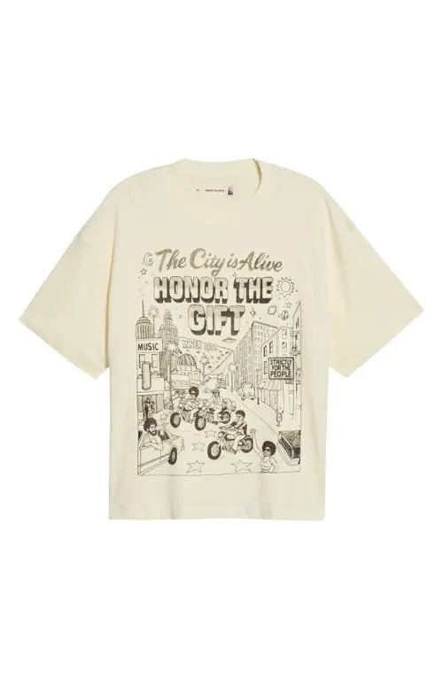 HONOR THE GIFT The City Is Alive Cotton Graphic T-shirt