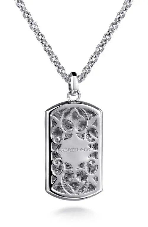 GABRIEL & CO. Modern Relics Saint Christopher Medallion Pendant Necklace
