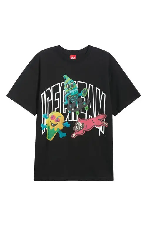 ICECREAM Marshmallow Cotton Graphic T-shirt
