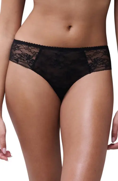 Chantelle Kiss Cheeky Hipster Briefs - Black