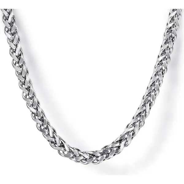 GABRIEL & CO. Facets Wheat Chain Necklace