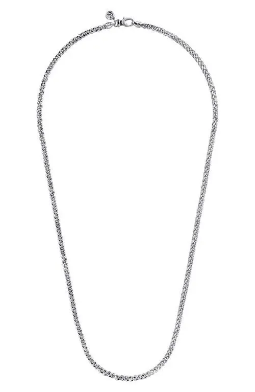 GABRIEL & CO. Facets Wheat Chain Necklace