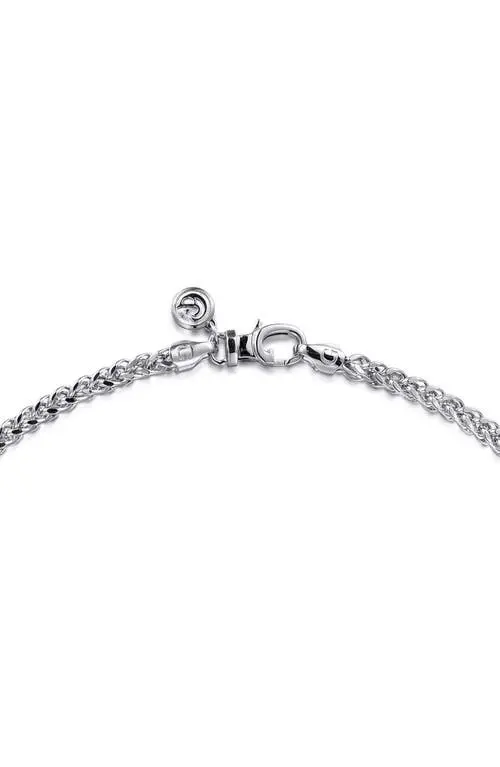 GABRIEL & CO. Facets Wheat Chain Necklace