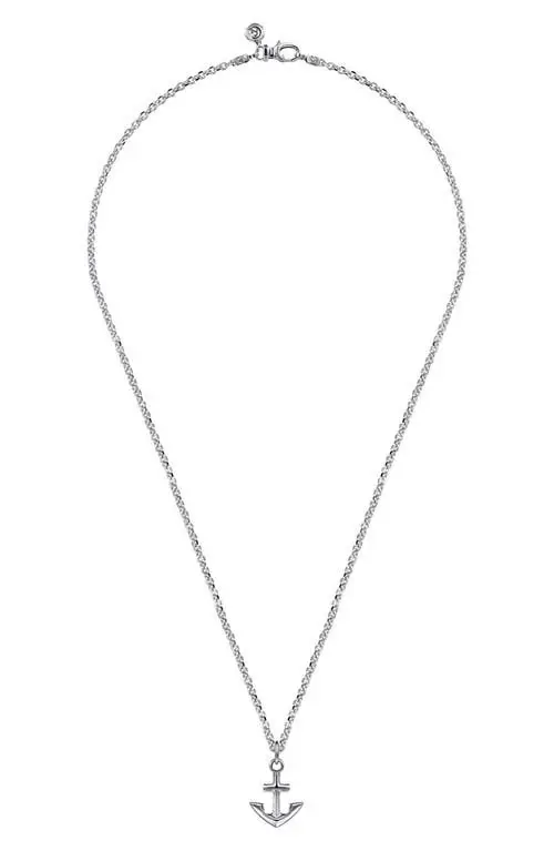 GABRIEL & CO. Modern Relics Anchor Pendant Necklace
