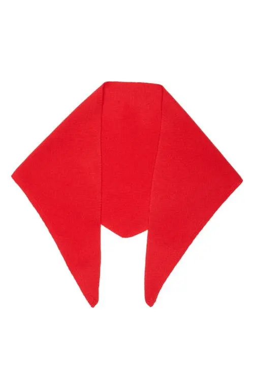 Nordstrom Wool & Cashmere Blend Triangle Scarf - Red
