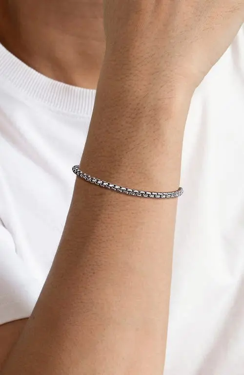 GABRIEL & CO. Contemporary Box Chain Bracelet