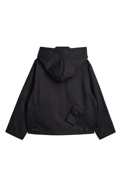 Y3 Hooded Cotton Twill Jacket
