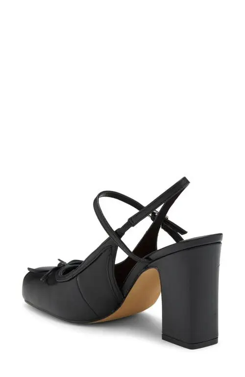 Steve Madden Elaine Slingback Pump - Black Leather