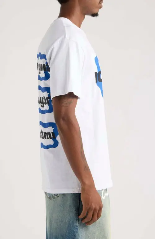ICECREAM Root Beer Cotton Graphic T-shirt - White