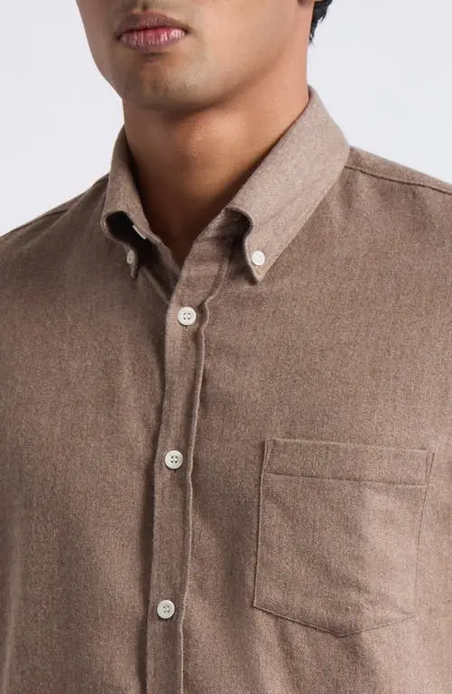 Sunspel Plaid Cotton Flannel Button-down Shirt