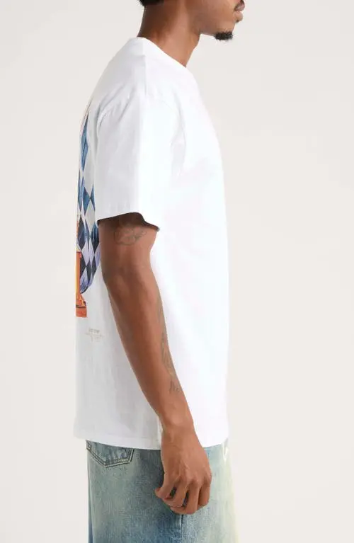 ICECREAM Jasmine Cotton Graphic T-shirt - White