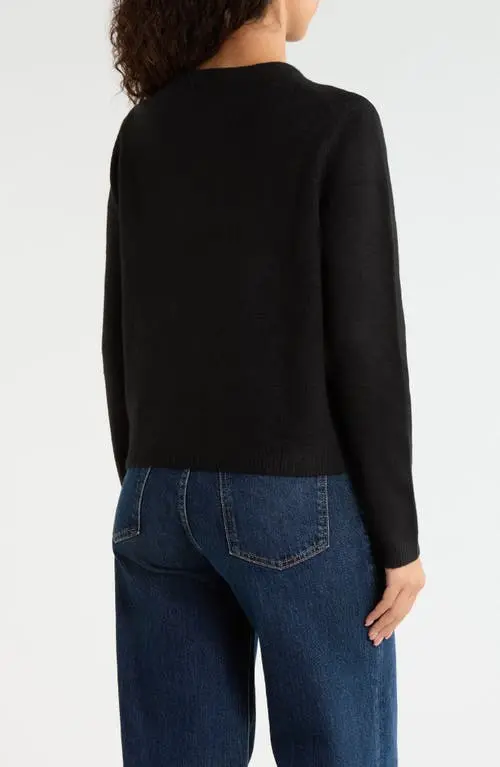 Lucky Brand Floral Embroidered Cardigan