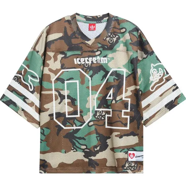 ICECREAM Blackberry Mesh Jersey Graphic T-shirt