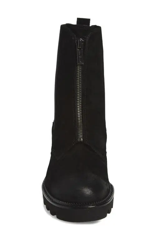 Paul Green Felicity Chelsea Boot - Black Suede