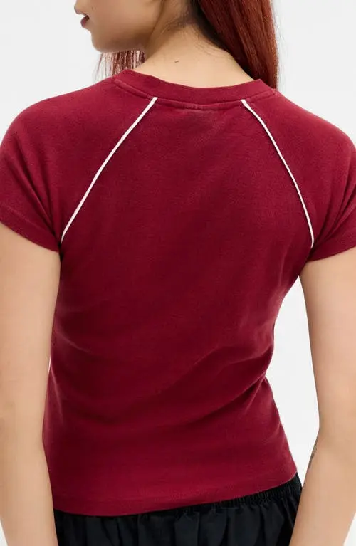IETS FRANS Piped Raglan Baby T-shirt - Red