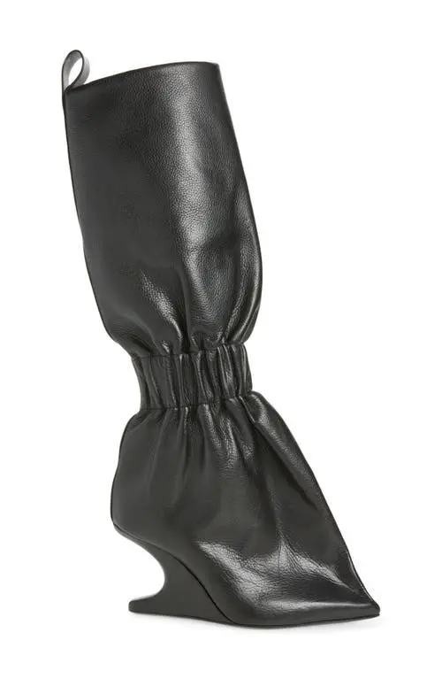 Rick Owens Cantitaquito Leather Boot