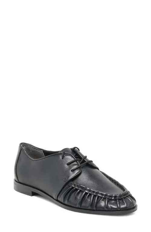 Dolce Vita Banks Lace-up Flat - Black Leather