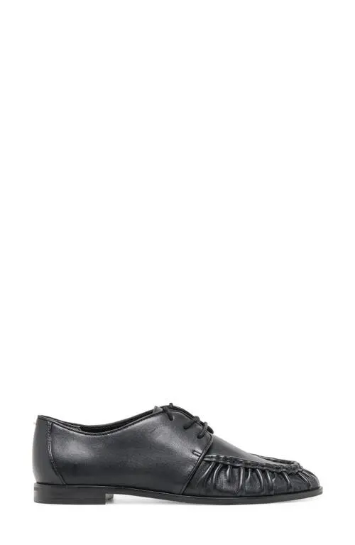 Dolce Vita Banks Lace-up Flat - Black Leather