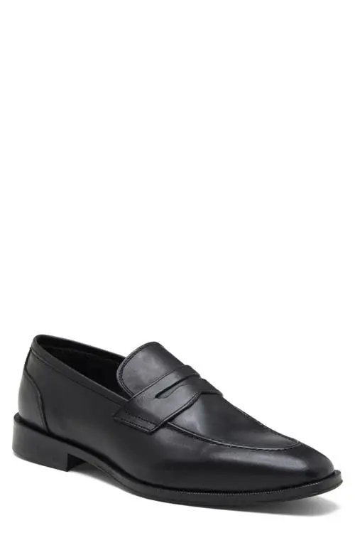 JOHN W. NORDSTROM® Spoleto Leather Penny Loafer - Black Leather