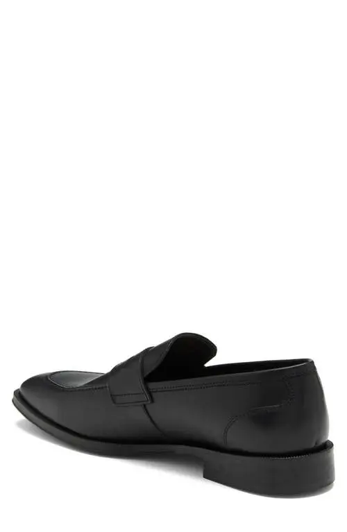 JOHN W. NORDSTROM® Spoleto Leather Penny Loafer - Black Leather