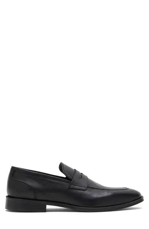 JOHN W. NORDSTROM® Spoleto Leather Penny Loafer - Black Leather