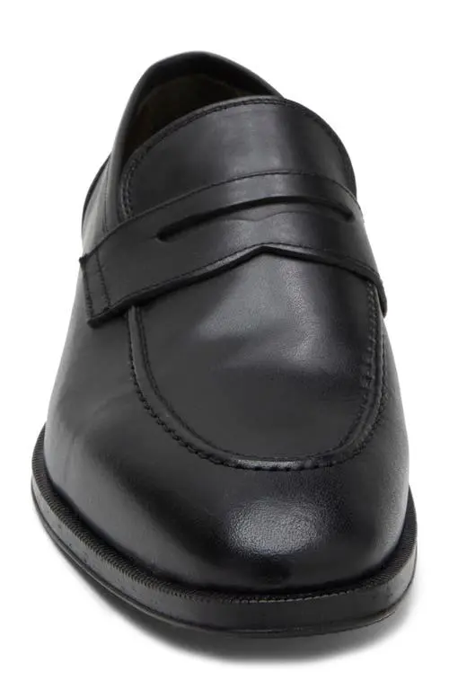 JOHN W. NORDSTROM® Spoleto Leather Penny Loafer - Black Leather