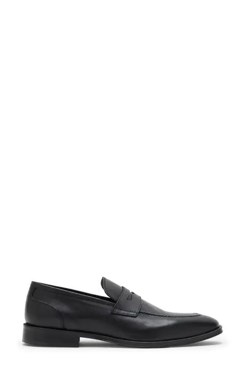 JOHN W. NORDSTROM® Spoleto Leather Penny Loafer - Black Leather