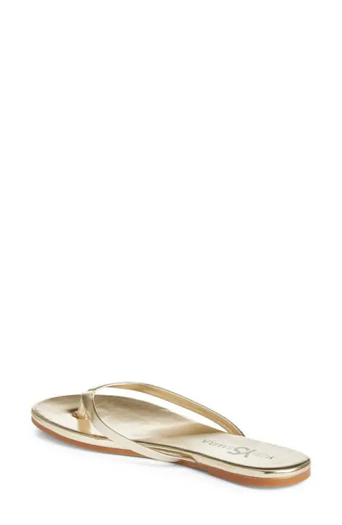 Yosi Samra Rivington Flip Flop - Gold