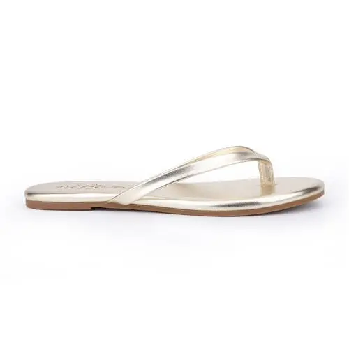 Yosi Samra Rivington Flip Flop - Gold