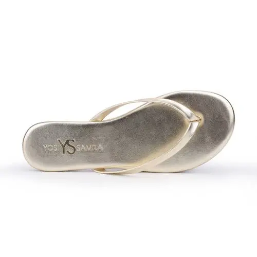 Yosi Samra Rivington Flip Flop - Gold