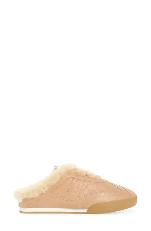 Chloé Kick Genuine Shearling Lined Sneaker Mule