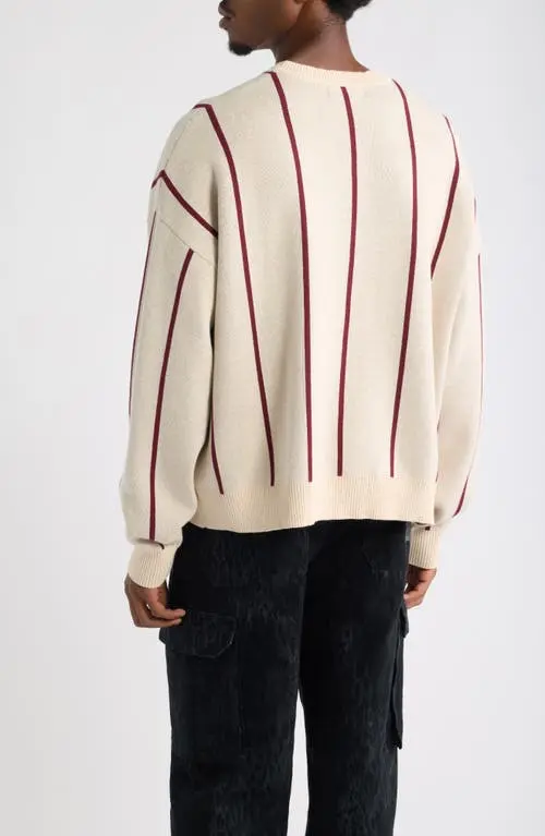 SANTO STUDIO Milano Jacquard Cotton Sweater - Brown