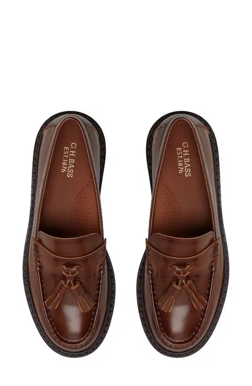 G.H.BASS Margot Leather Tassel Loafer