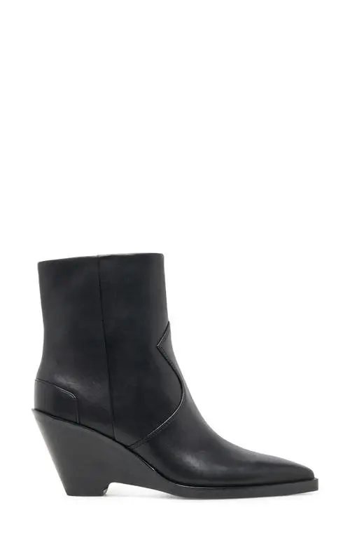 Dolce Vita Ashtin Wedge Bootie - Black Leather