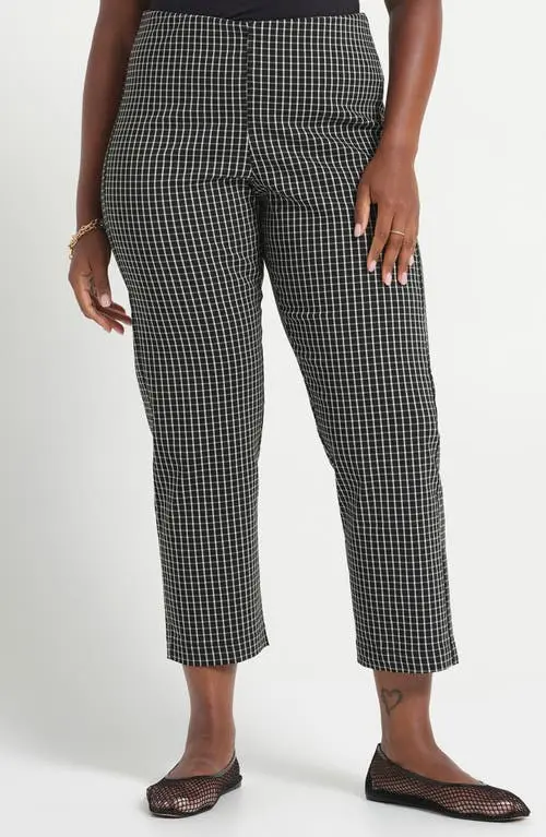 ESTELLE Bobbie Grid Ankle Pants