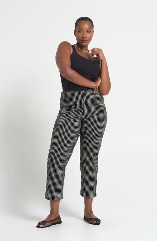 ESTELLE Bobbie Grid Ankle Pants