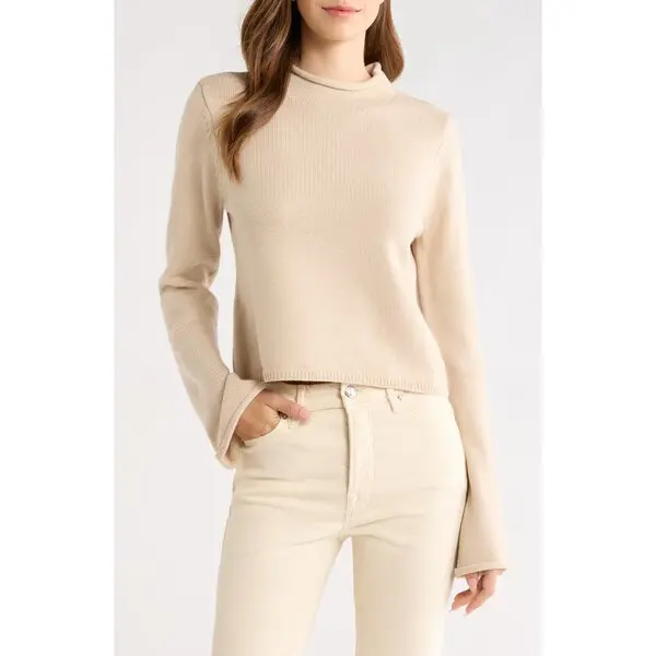 Astr The Label May Rollneck Sweater - Oatmeal