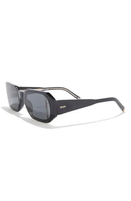 Quay Hyped Up Gem 57mm Square Sunglasses